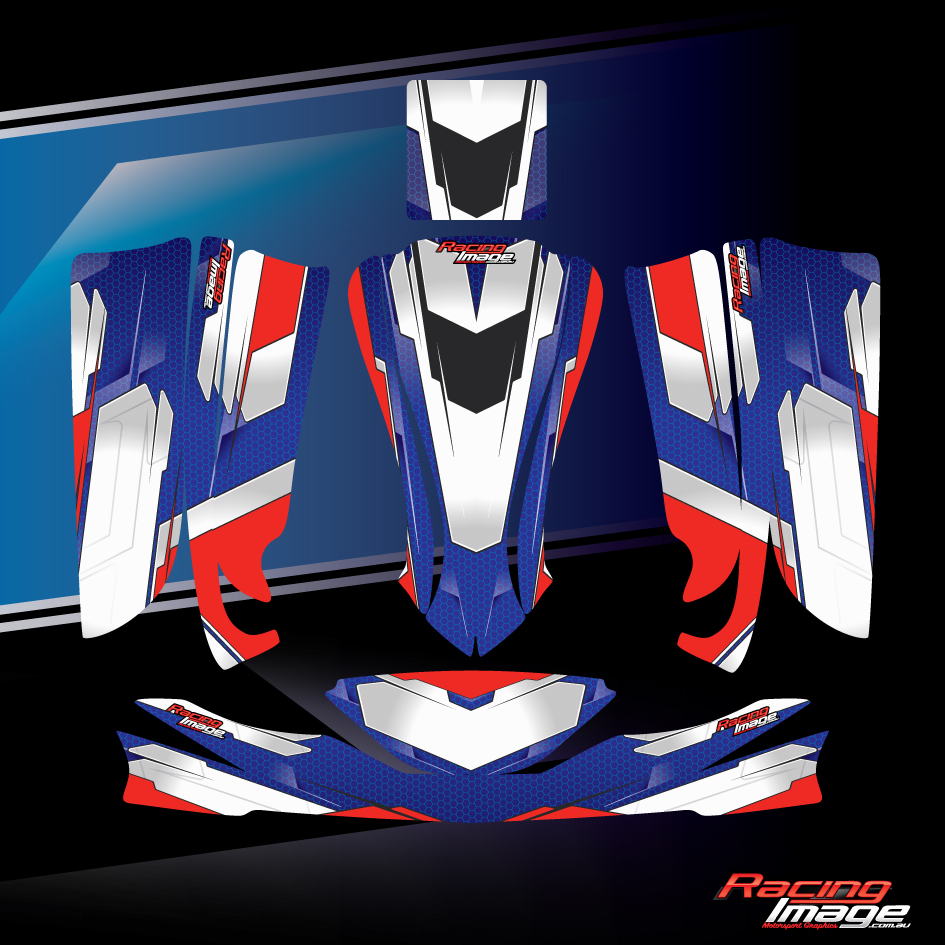 KG MK14 Racing Image Pre Design2 Kit - Versatile Design - Racing Image